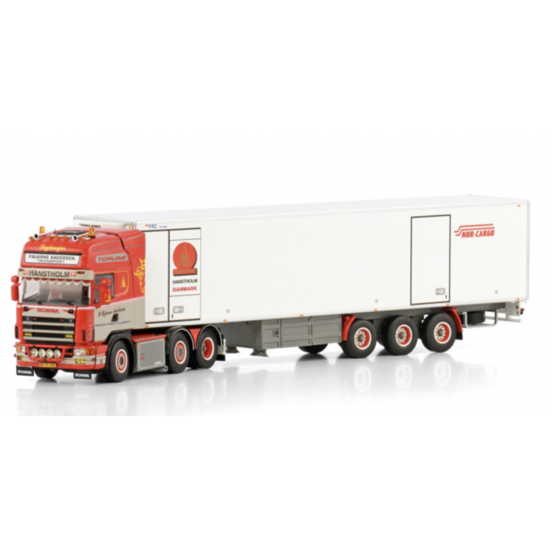 P. BJARNE ANDERSEN SCANIA 4 SERIES TOPLINE 6X2 TWIN STEER REEFER ...
