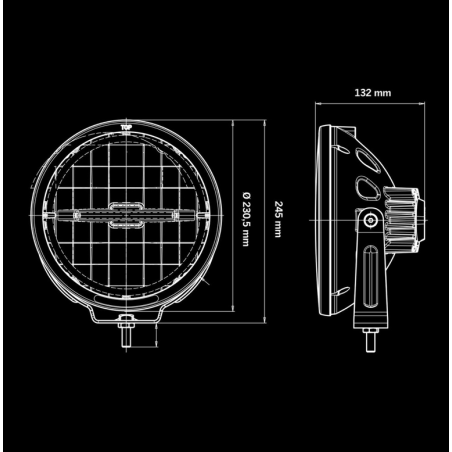 THE AMBASSADOR FULL LED - FEU DE POSITION LED ORANGE/BLANC